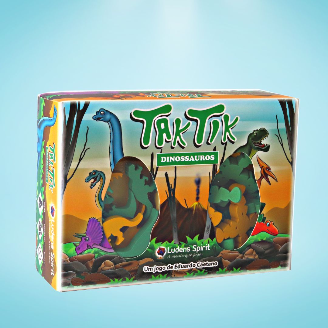 TAK TIK DINOSSAUROS- VERDE E AMARELO - Ludens Spirit